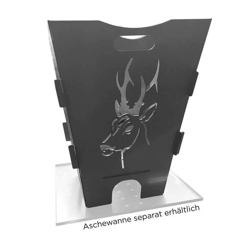 Feuerkorb Reh mit 4-Seiten Motiv Reh, 119,90